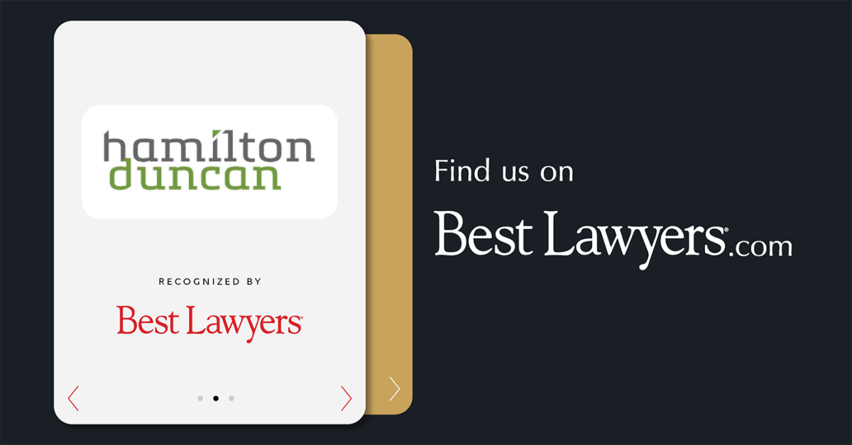 Hamilton Duncan Law Corporation - Canada Firm | Best Lawyers