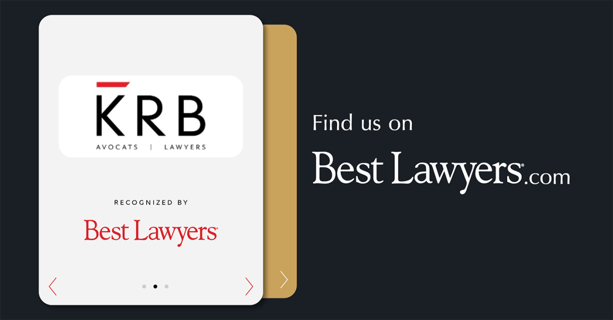 KRB Avocats | Lawyers - Canada Firm | Best Lawyers