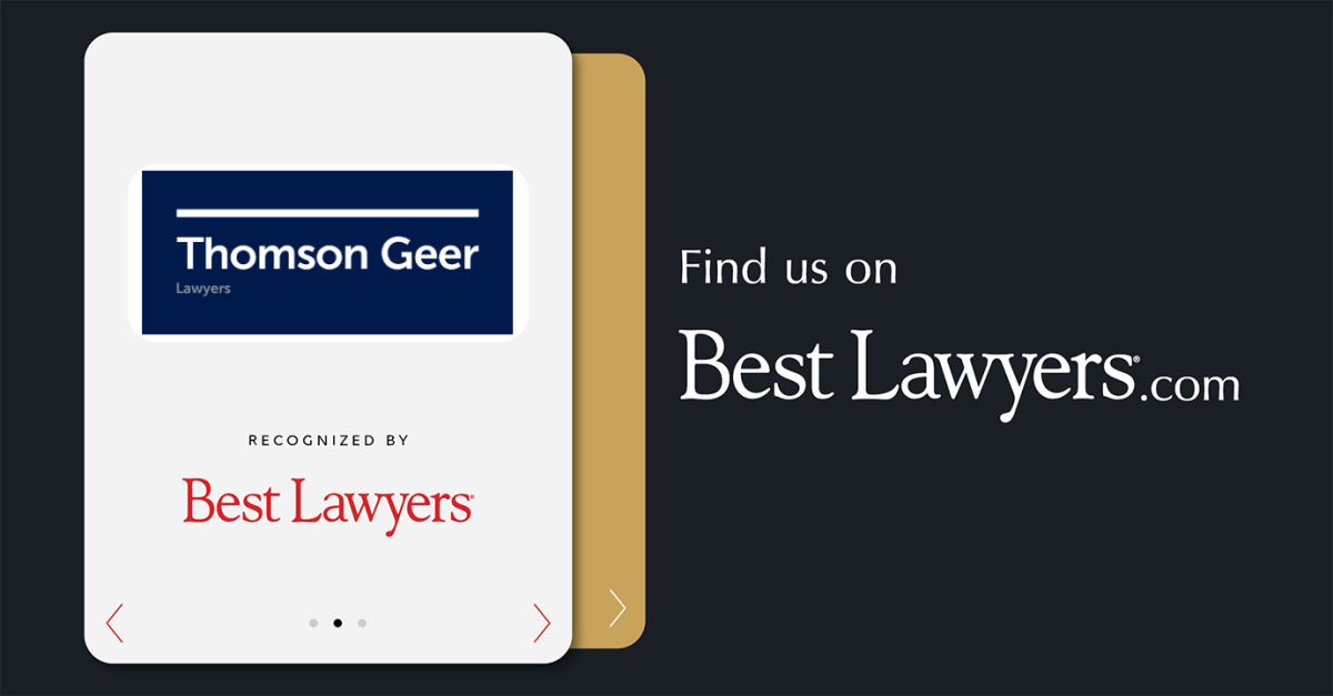 Thomson Geer - Australia Firm | Best Lawyers